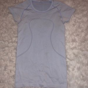 lululemon athletica | Tops | Baby Blue Lululemon Shirt | Poshmark